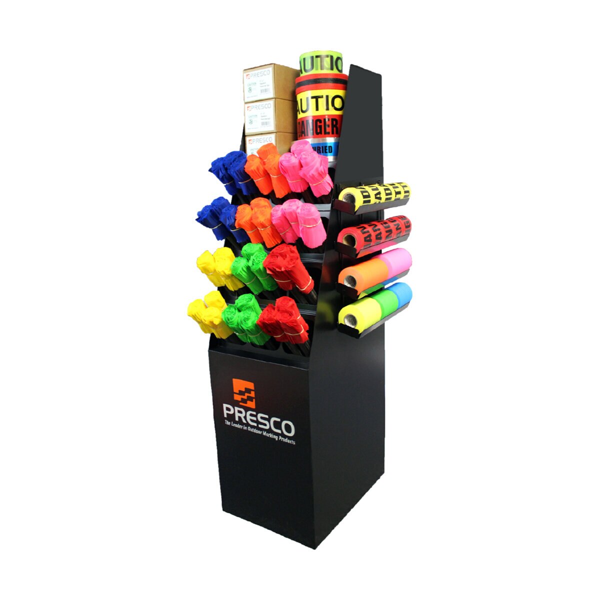 Presco Stake Flag Display with Top Shelf | SiteOne US