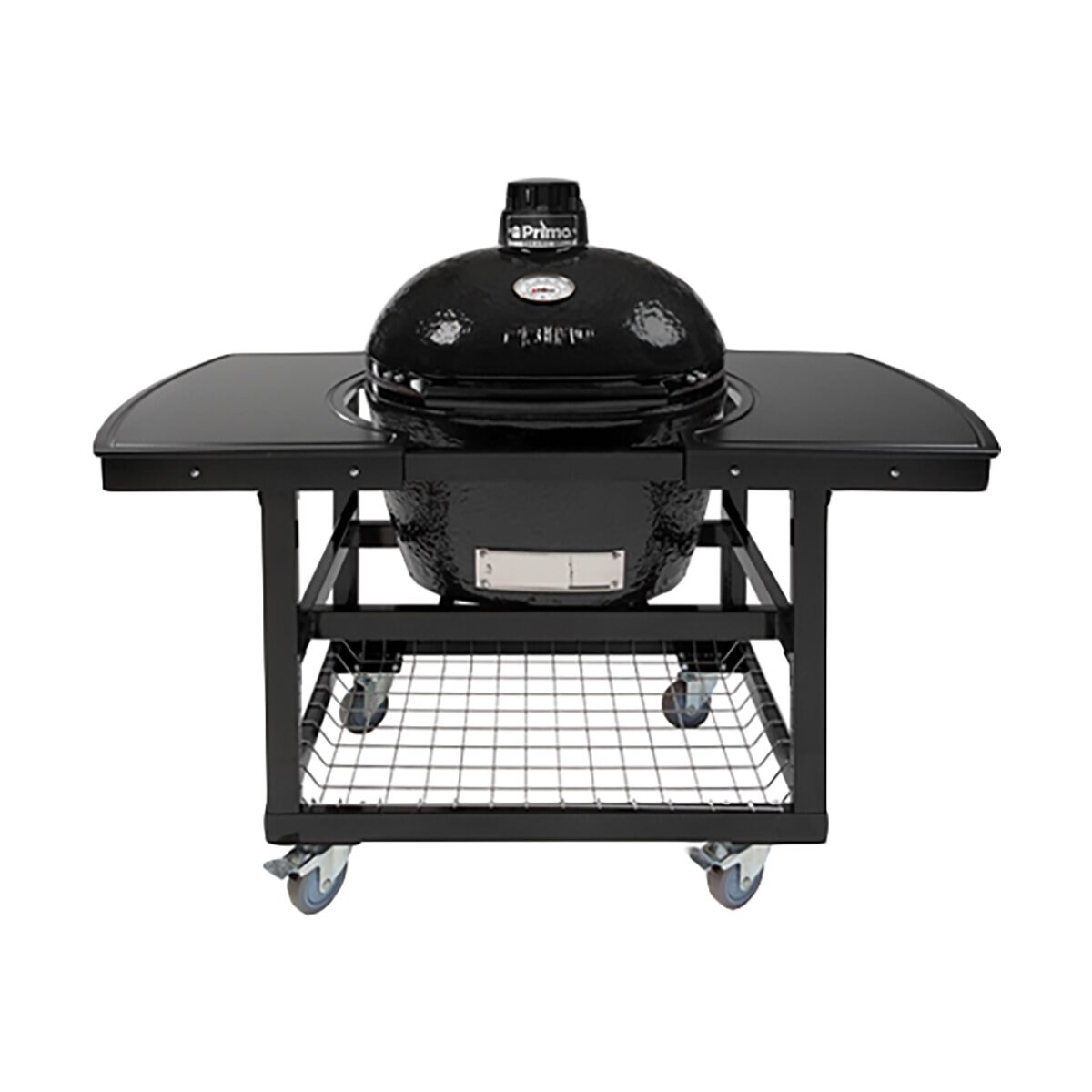 Primo Oval All-In-One Series 3000 Ceramic Charcoal Grill/Smoker Large ...