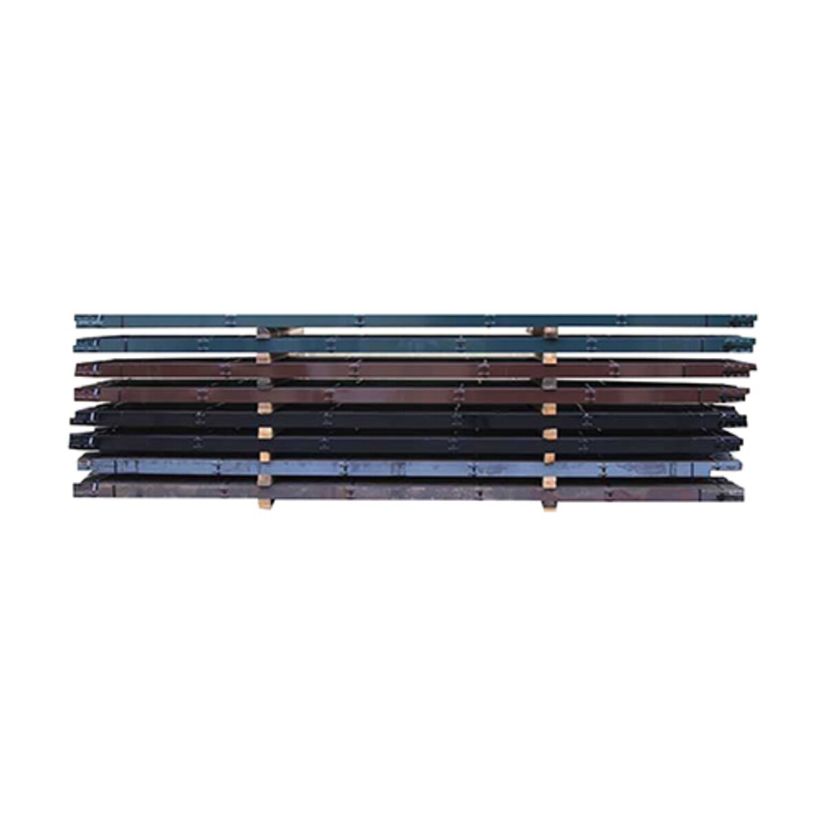 Pro-Steel Steel Landscape Edging Galvanized 10 Gauge 1/8 in. x 4 in. x ...