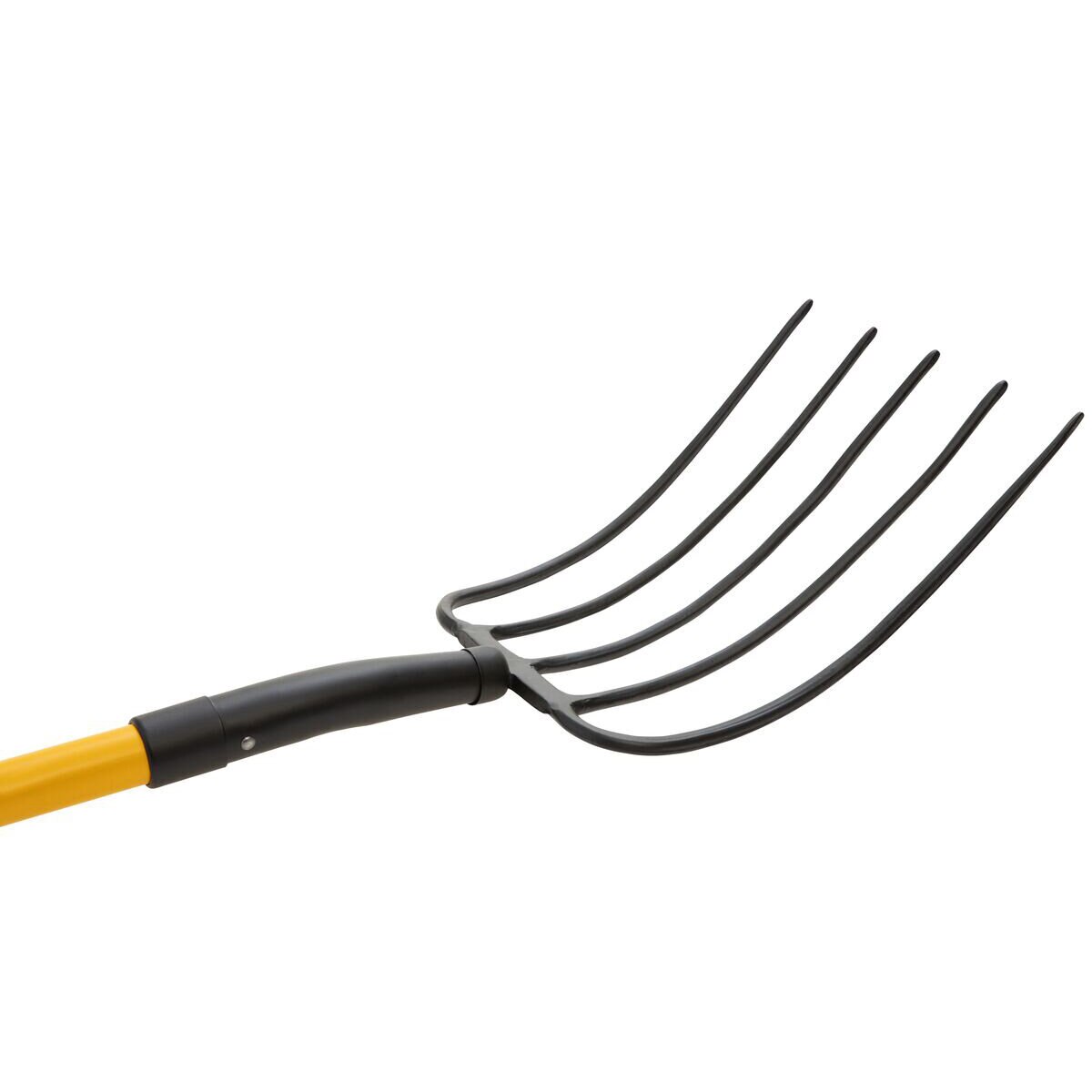 Pro-Trade Manure Fork 5 Tine Steel Head 54 in. Fiberglass Handle ...