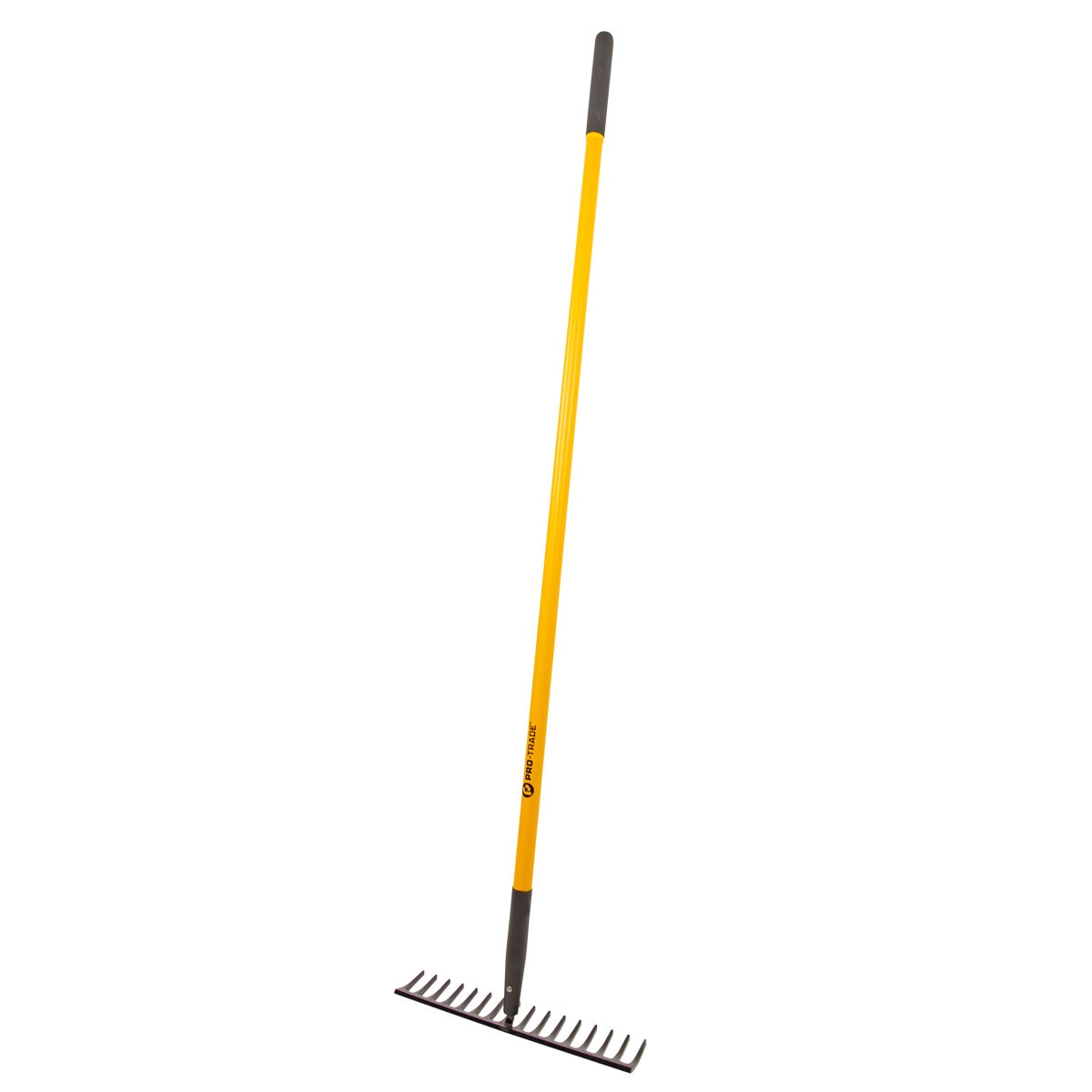 Pro-Trade Level Head Rake 16 Tine Steel Head 60 in. Fiberglass Handle ...