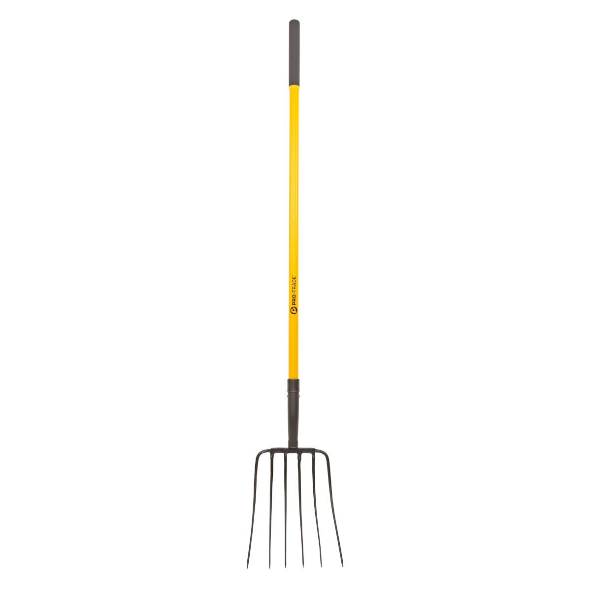 Pro-Trade Manure Fork 6 Tine Steel Head 54 in. Fiberglass Handle | SiteOne