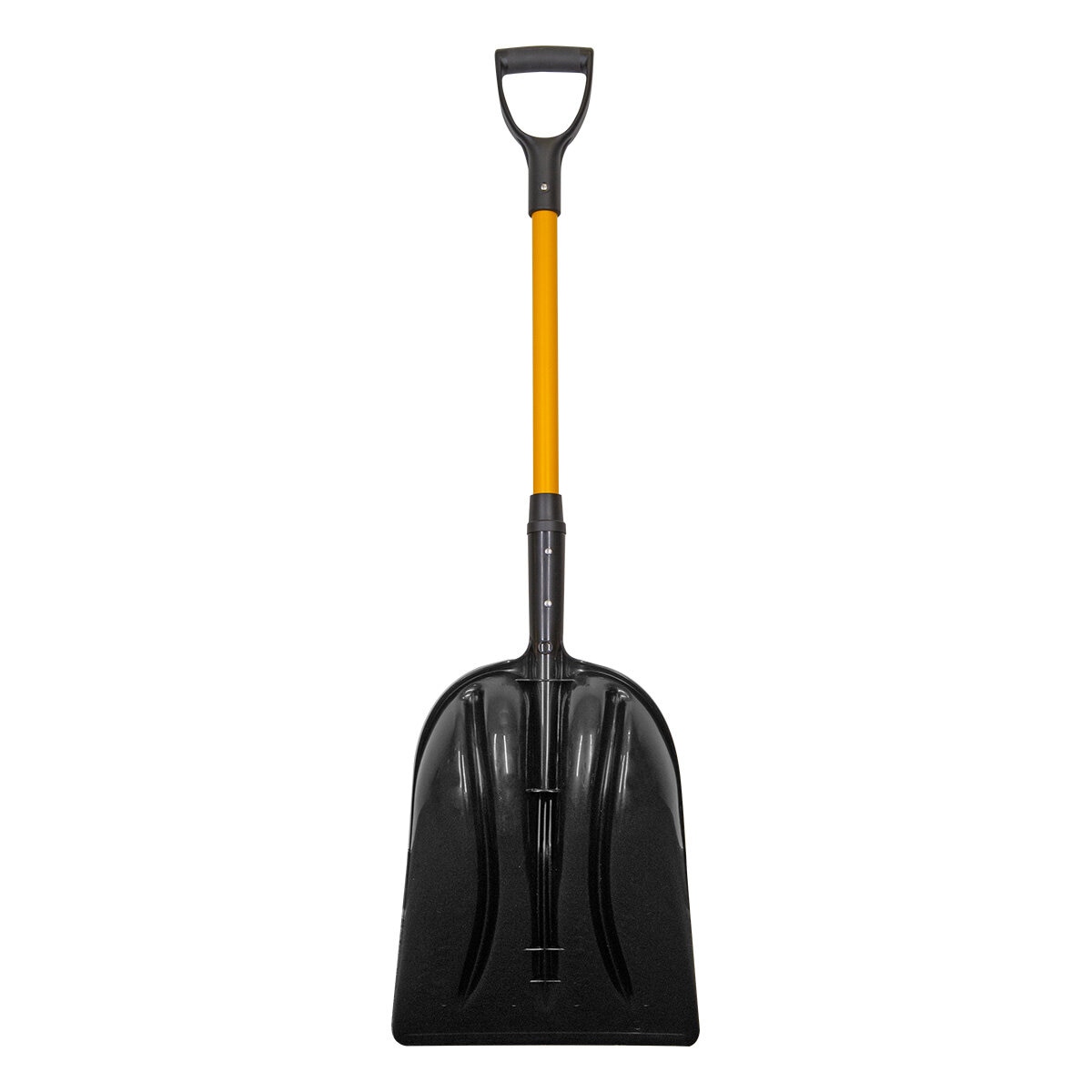 Pro-Trade #12 Scoop Shovel 28 in. Fiberglass D-Grip Handle Poly Scoop ...