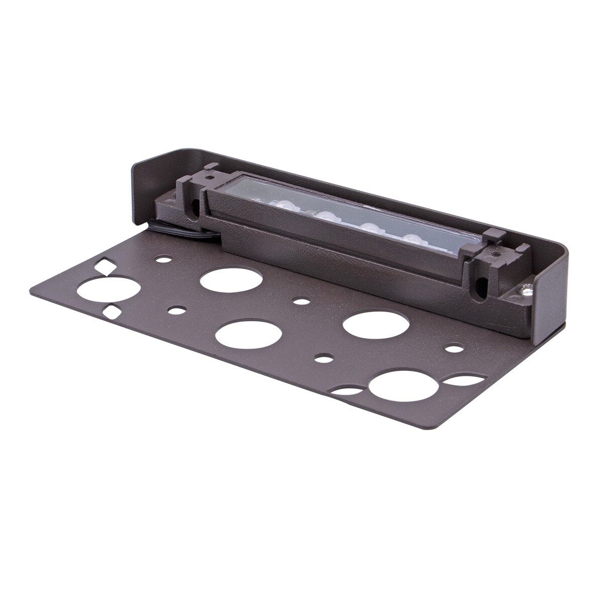 Pro-Trade LL2 5.7 in. Ledge Light Bronze Finish w/ Removable LED Module ...