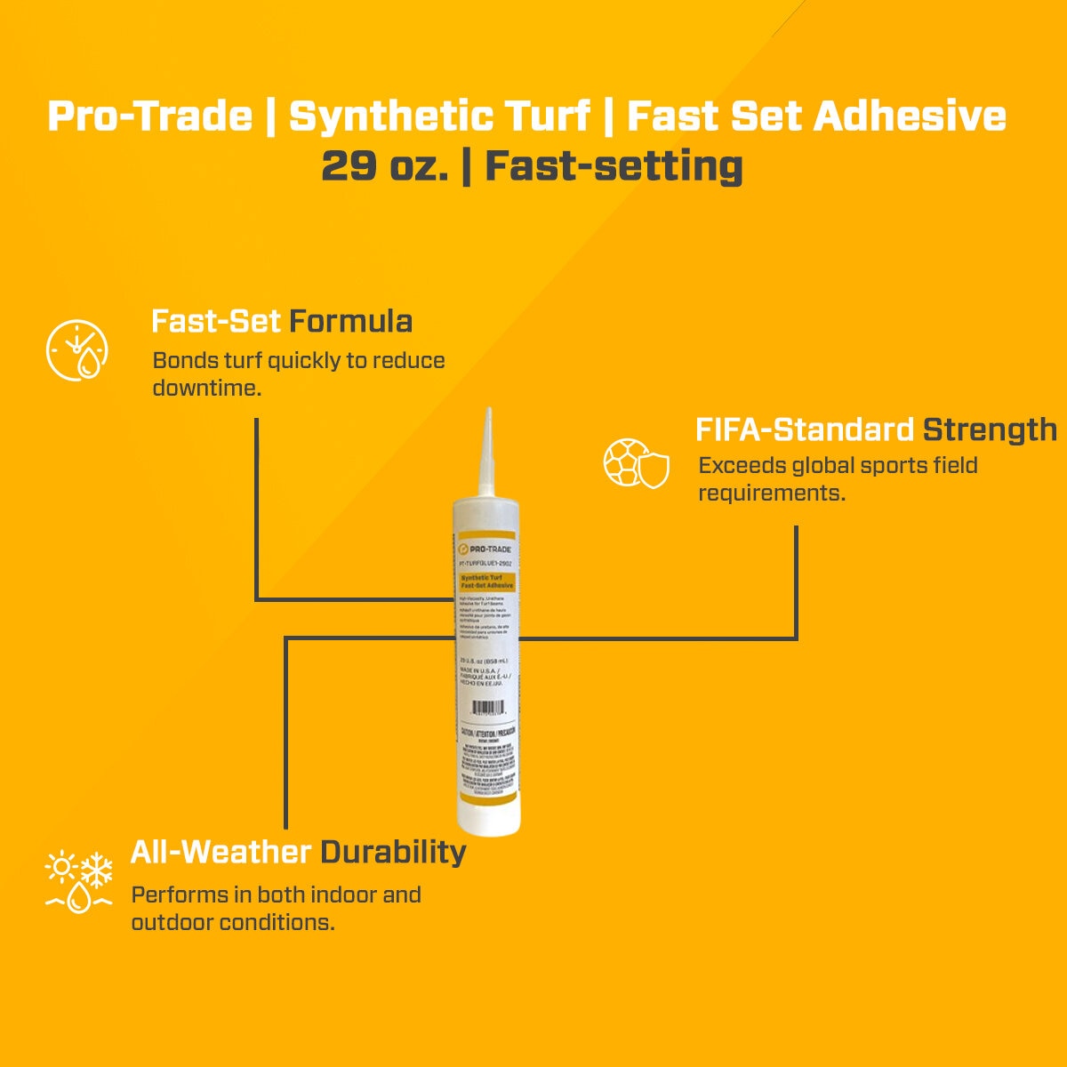 Pro-Trade Synthetic Turf Fast Set Adhesive 29 oz | SiteOne US