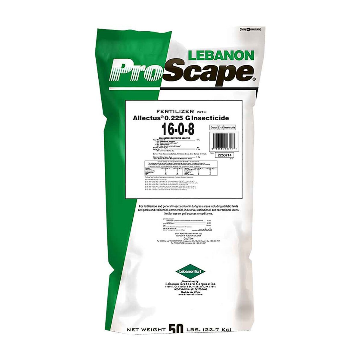Proscape Allectus 0.225% Insecticide Plus Fertilizer 16-0-8 30% MESA 50 ...