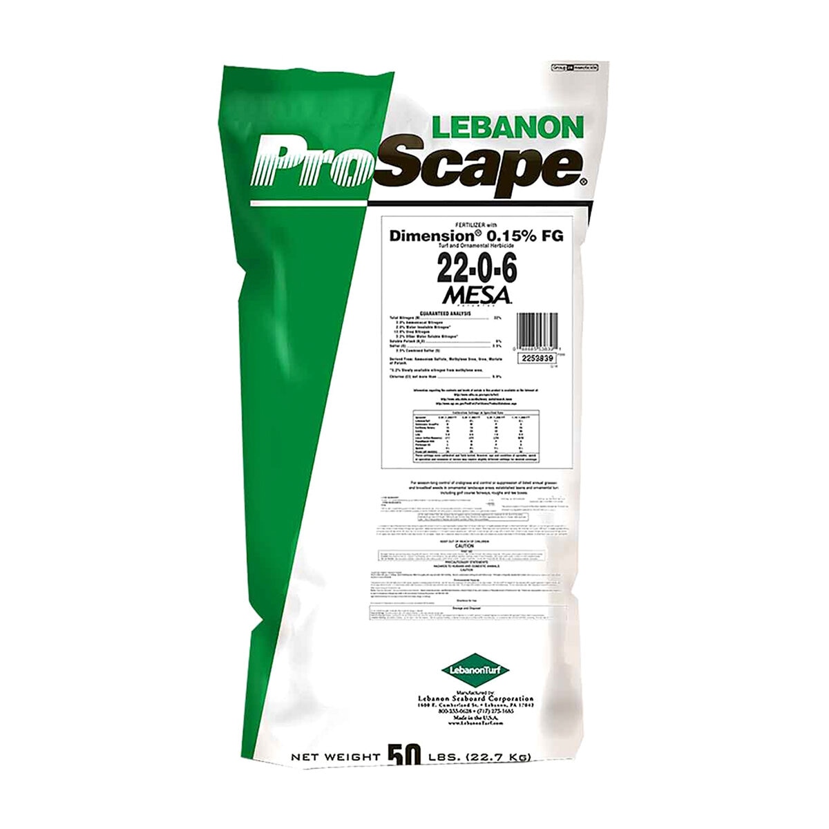 ProScape Dimension 0.15% 22-0-6 40%MESA Pre-Emergent Herbicide Plus ...