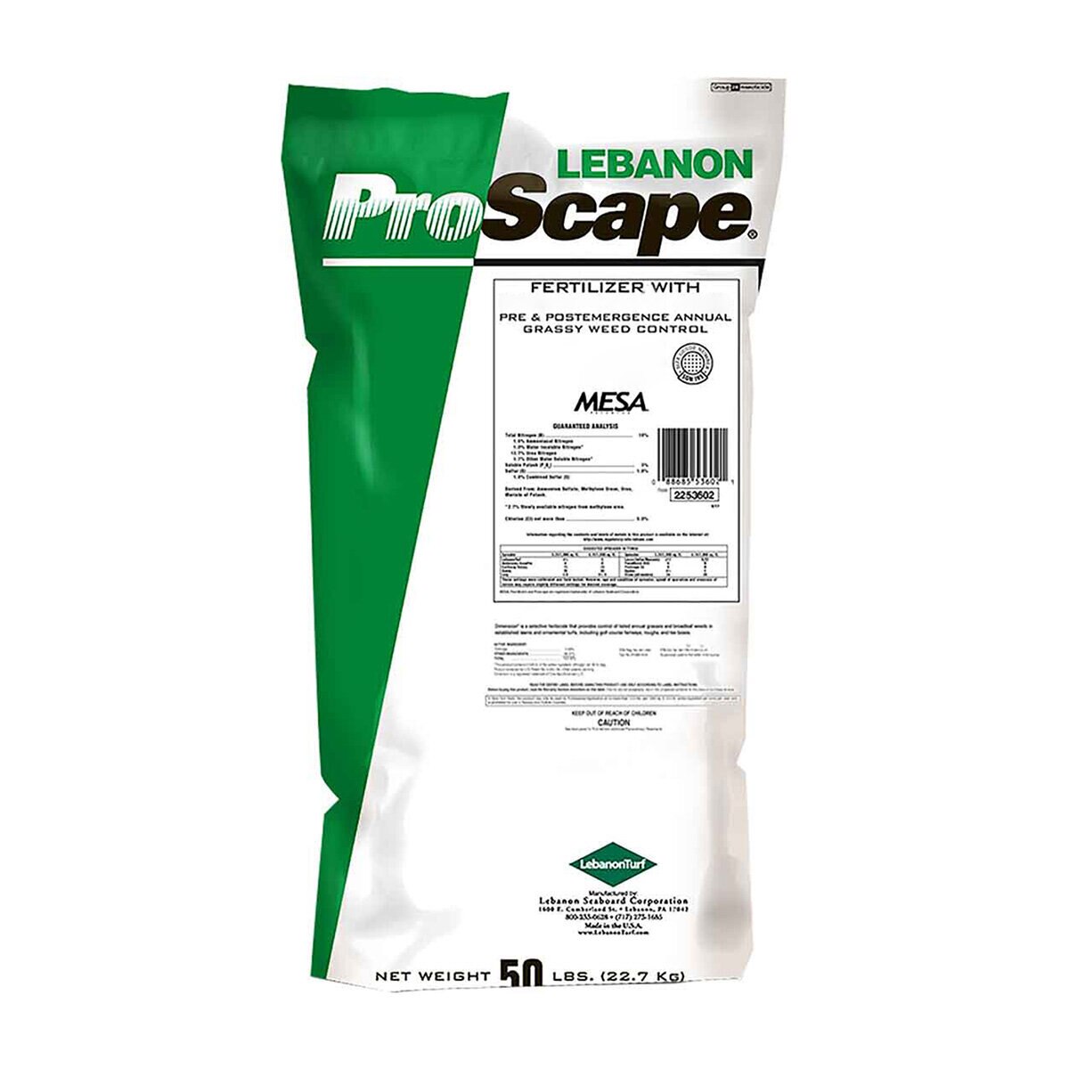 ProScape 19-0-6 75%Meth-Ex Dimension 0.17% + LockUp Pre/Post Herbicide ...