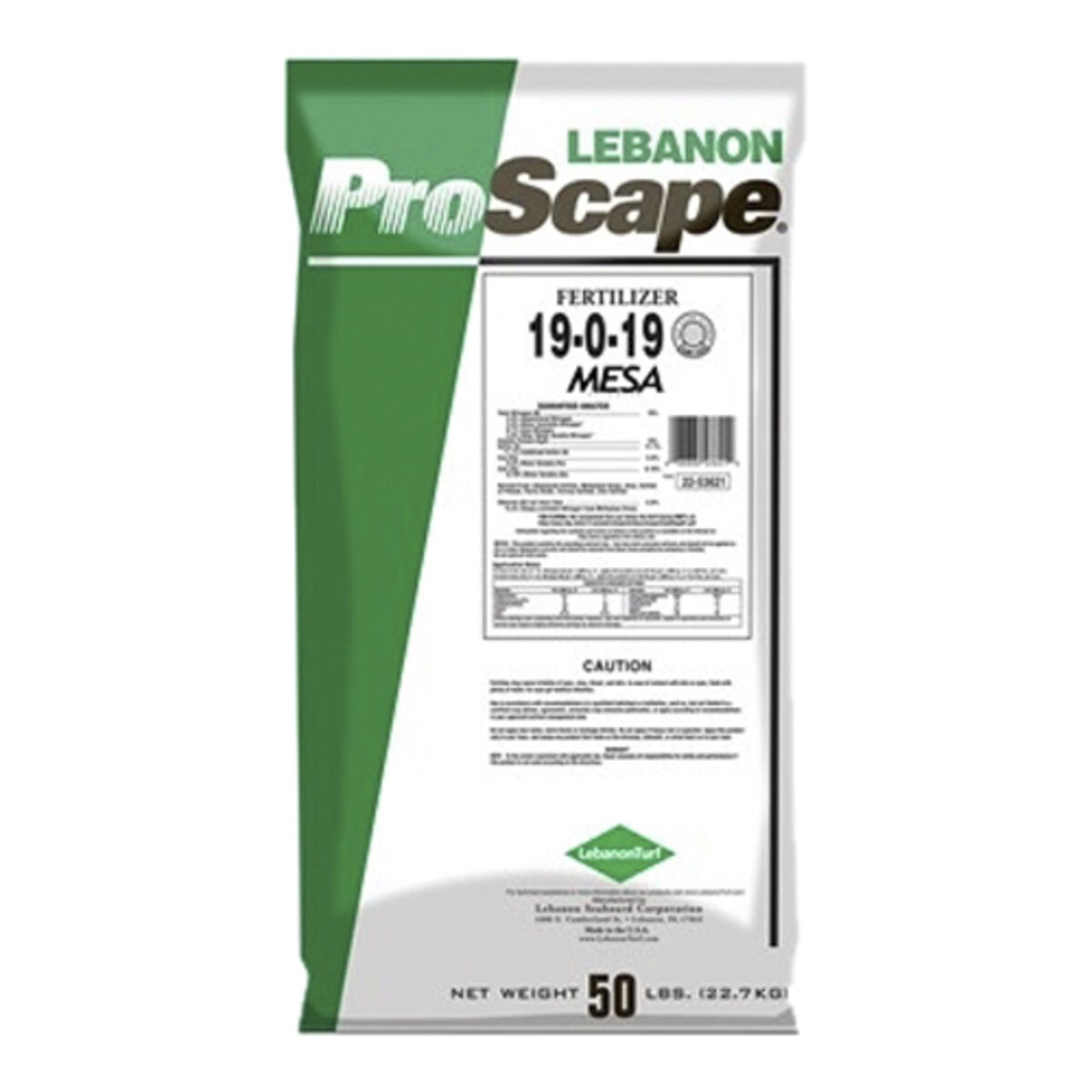 ProScape Fertilizer 19-0-19 62% MESA 3%Fe 0.18%Zn 50 lb | SiteOne US