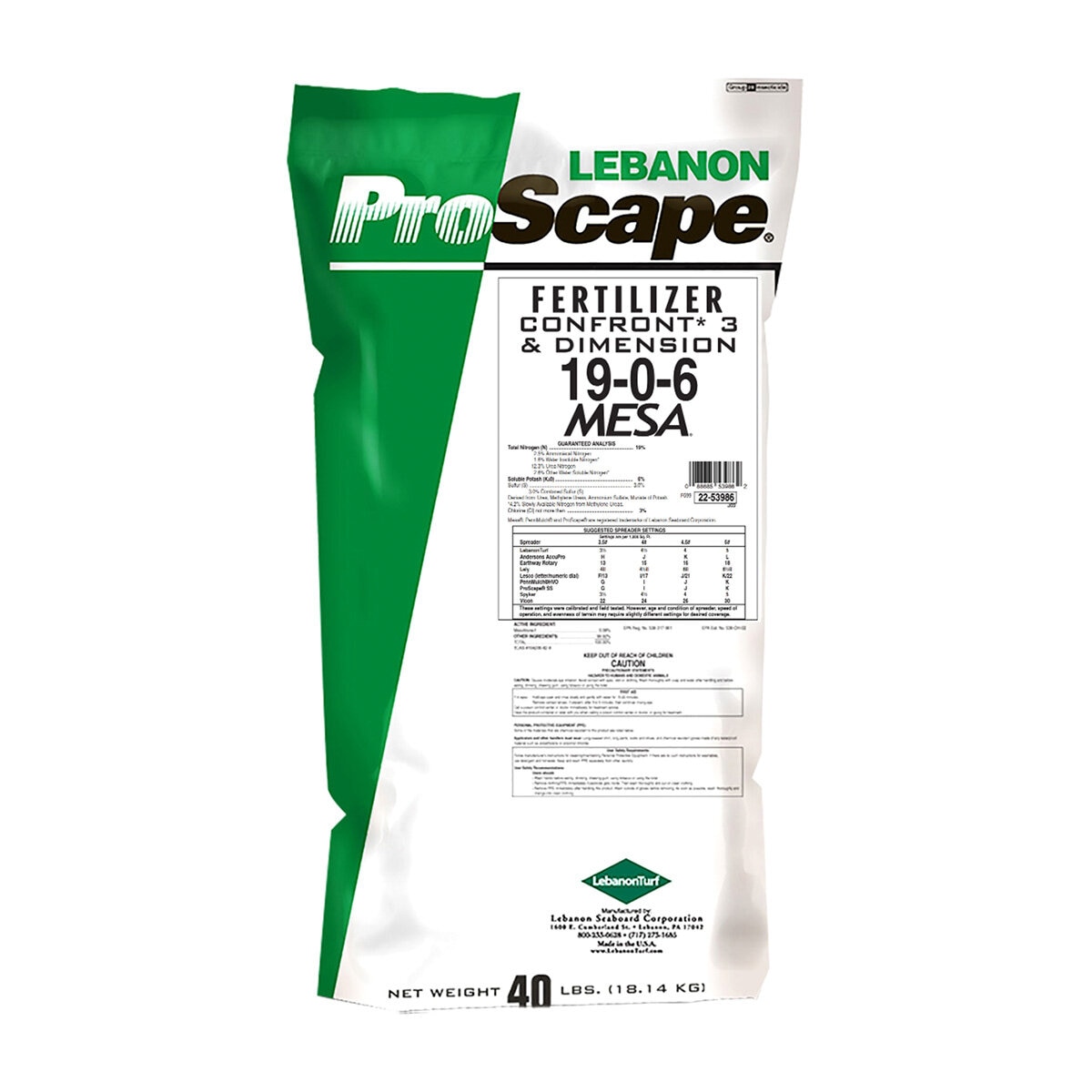 ProScape Dimension 0.145% + Confront 3 19-0-6 33% MESA Herbicide w ...