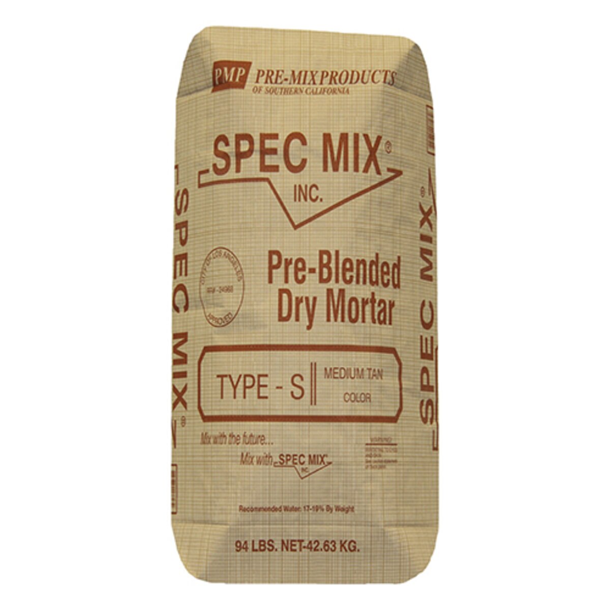 Spec Mix Type S Mortar #400 Medium Buff 80 lb. (42 bag/pallet) | SiteOne US