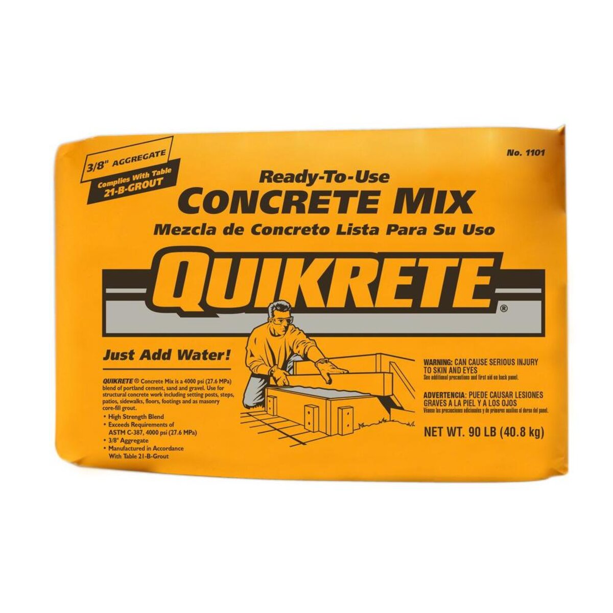 Quikrete Concrete Bag 90 lb | SiteOne US