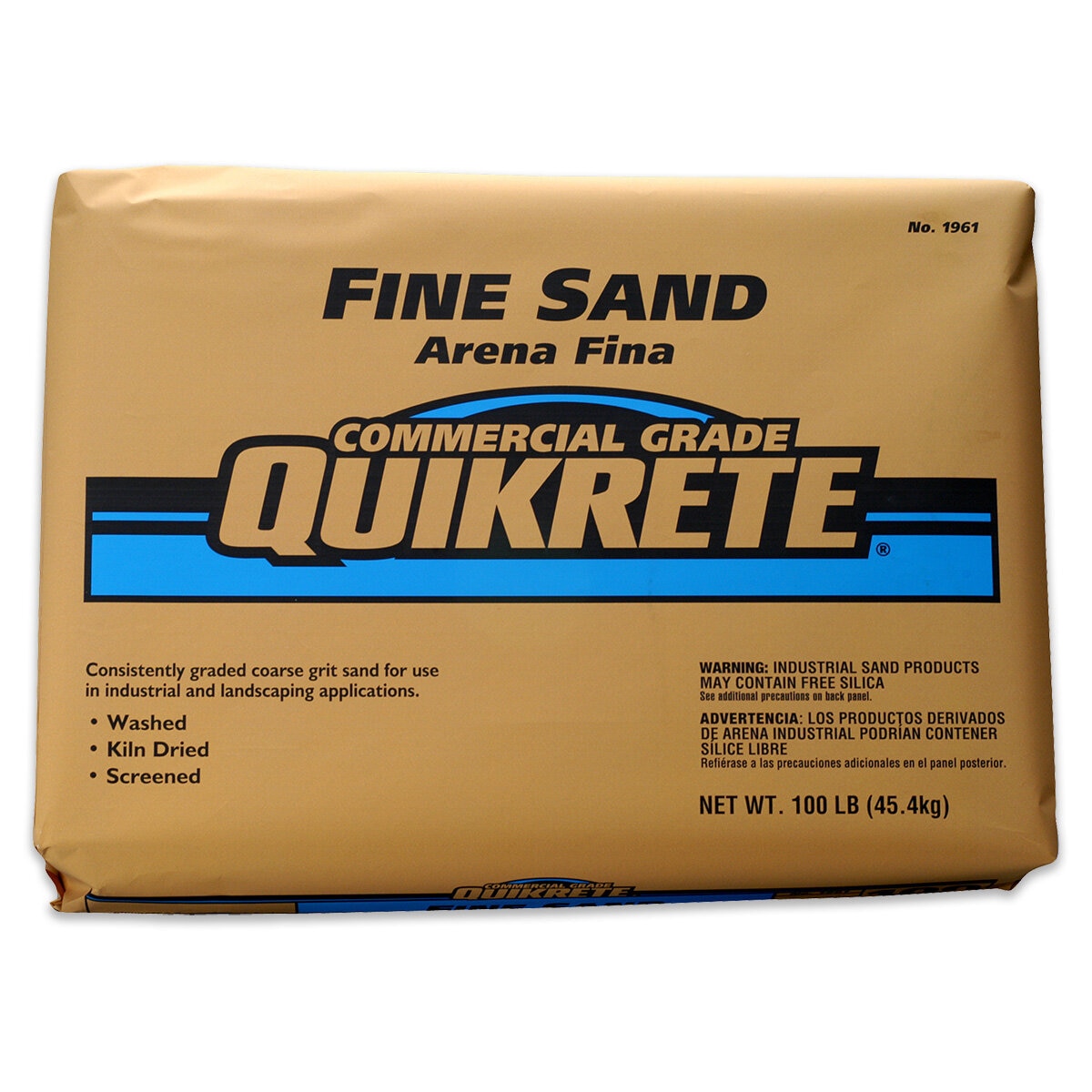 Quikrete Commercial Grade Sand #30-70 Fine Lapis Lustre 100 lb. Bag ...