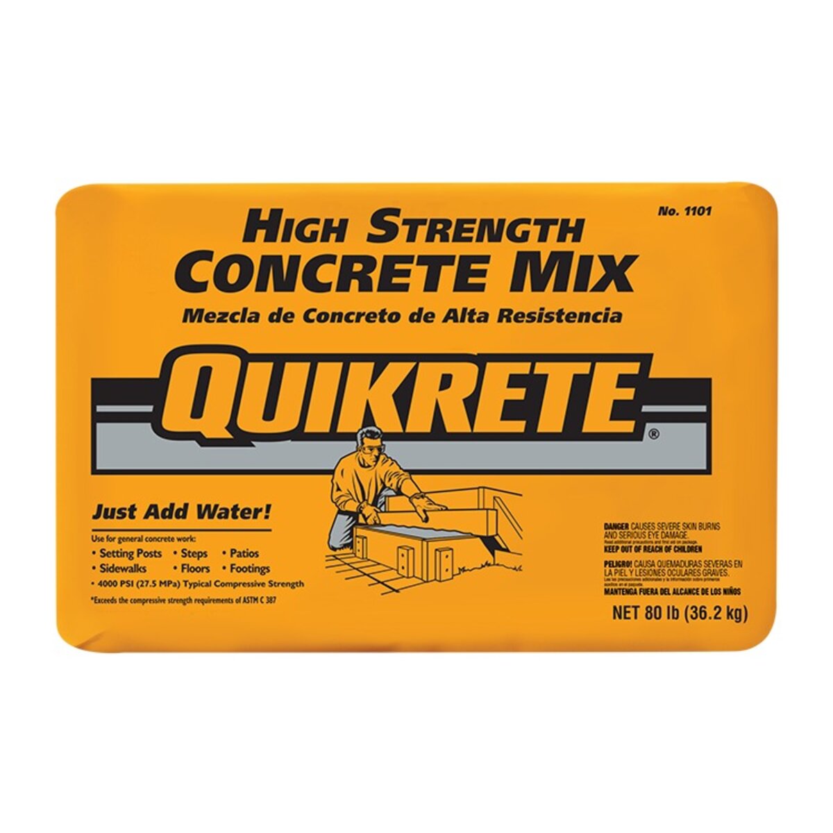 Quickrete Red-E-Crete Concrete Mix 3500 PSI 90 lb. Bag | SiteOne US