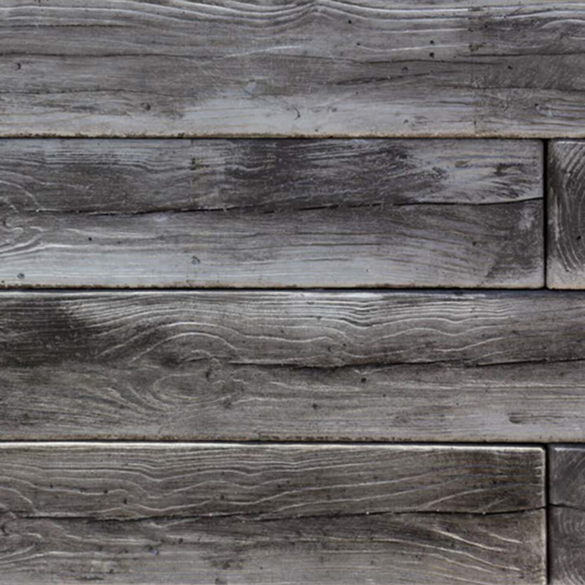 RCP Silver Creek Barn Plank Garden Wall Weathered Gray 40 in. x 8 in. x ...