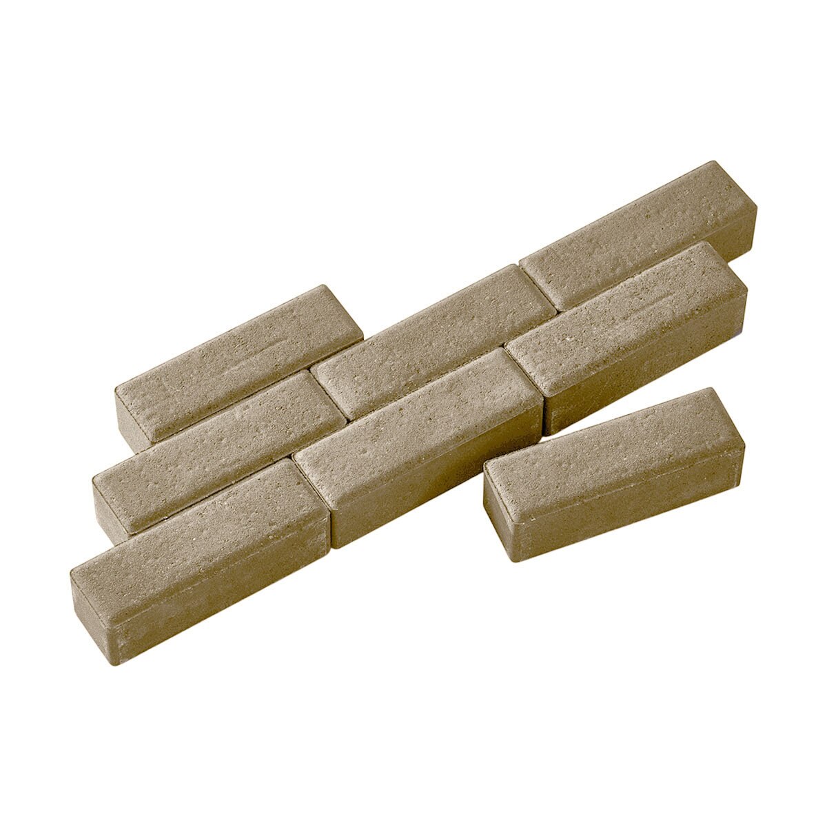 RCP American Brick Paver 8 in. x 2-1/2 in. Kolorlast Wheat FM 6 cm (84 ...
