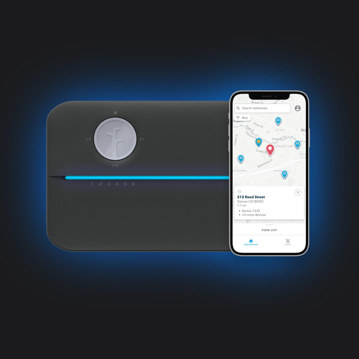 Rachio Gen. 3 Pro Series 6-Zone Indoor Smart Sprinkler Controller ...