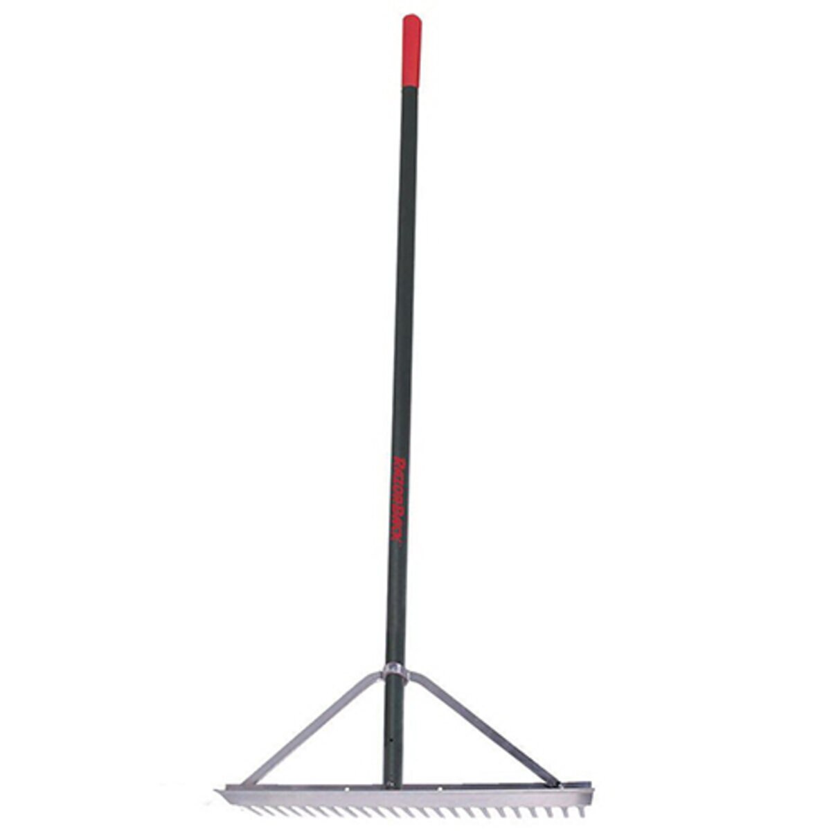 Razor-Back Landscape Rake 24 in. Aluminum Head 66 in. Aluminum Handle ...