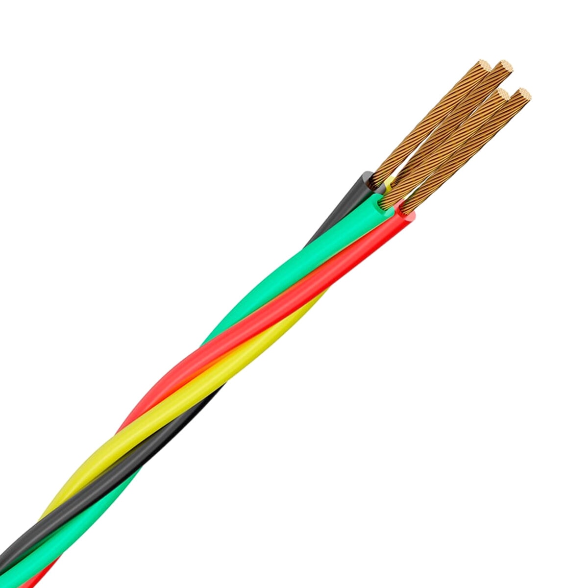 Twisted Submersible Cable 12 Gauge/2 Conductor 500 ft. w/ Ground ...