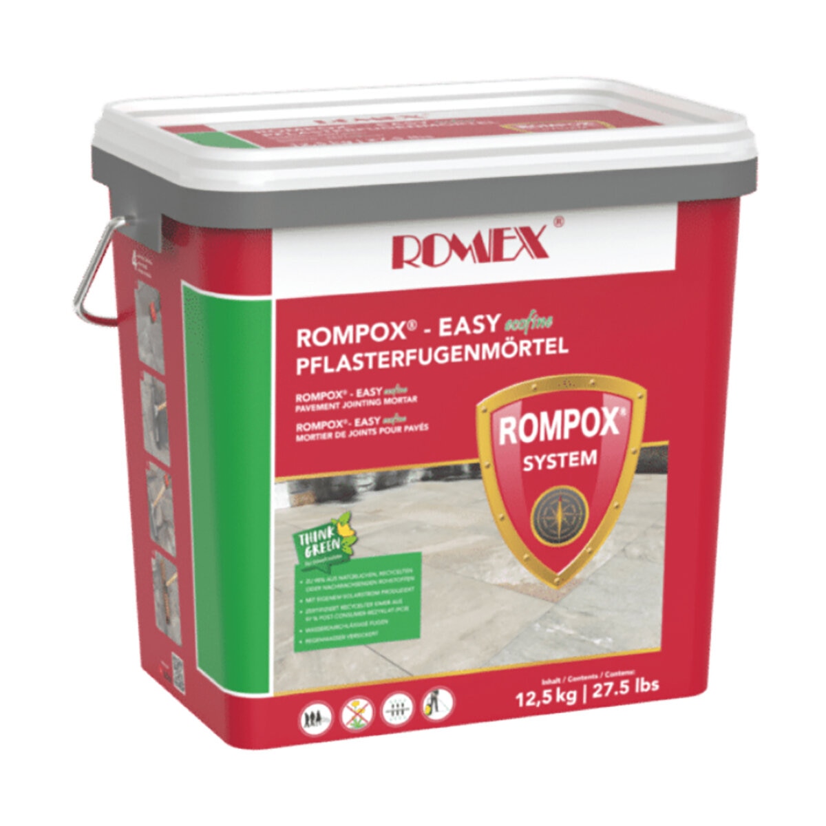 Romex Rompox Eco Fine Gray Sand 27.5 lb. Bucket | SiteOne US