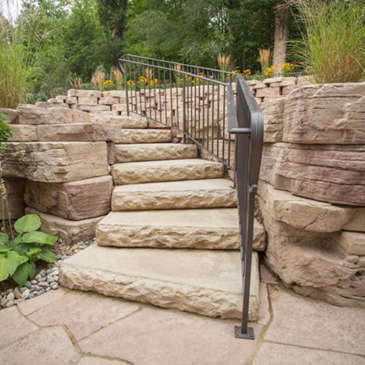 Rosetta Dimensional Step Ozark Blend 3 ft. 36 in. x 18 in. x 7 in. (8 ...
