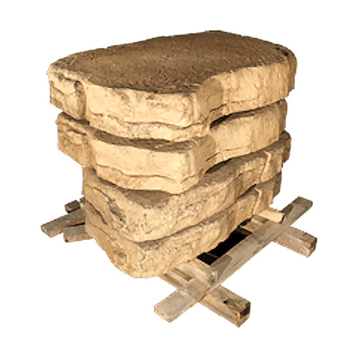Peerless Rosetta Outcropping Wall 6 in. Corner Saddle Mountain 39 in. x ...