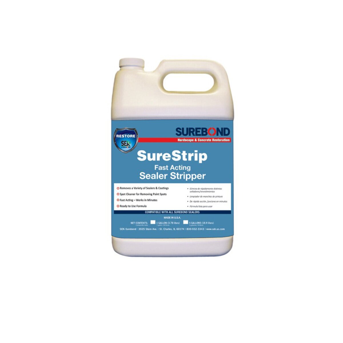 SEK Surebond SureStrip Fast Acting Sealer Stripper 1 gal | SiteOne US