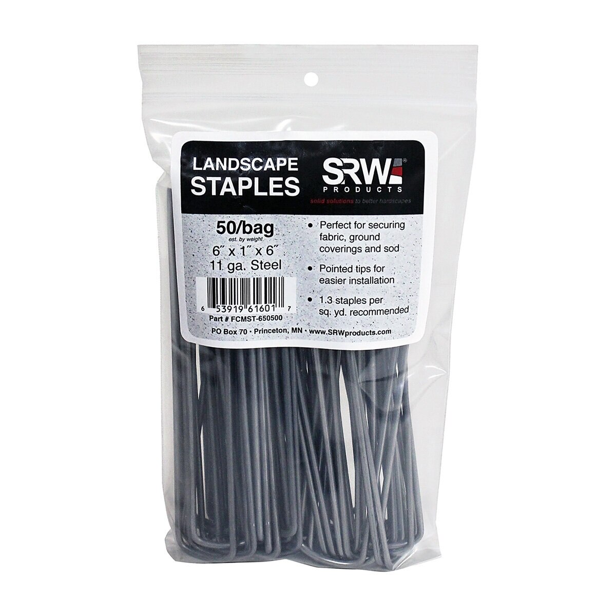 SRW Fabric Staple 11 Gauge 6 in. x 1 in. x 6 in. (per piece) | SiteOne US