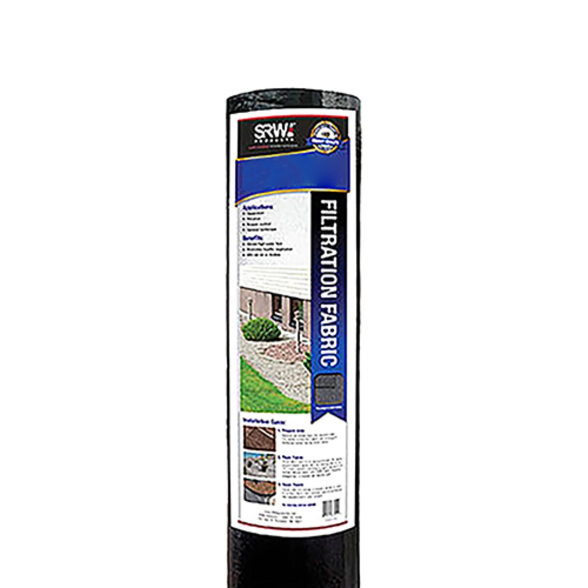 SRW NW4 4 oz. Non-Woven Needle Punched Geotextile Filter Fabric 6 ft. x ...
