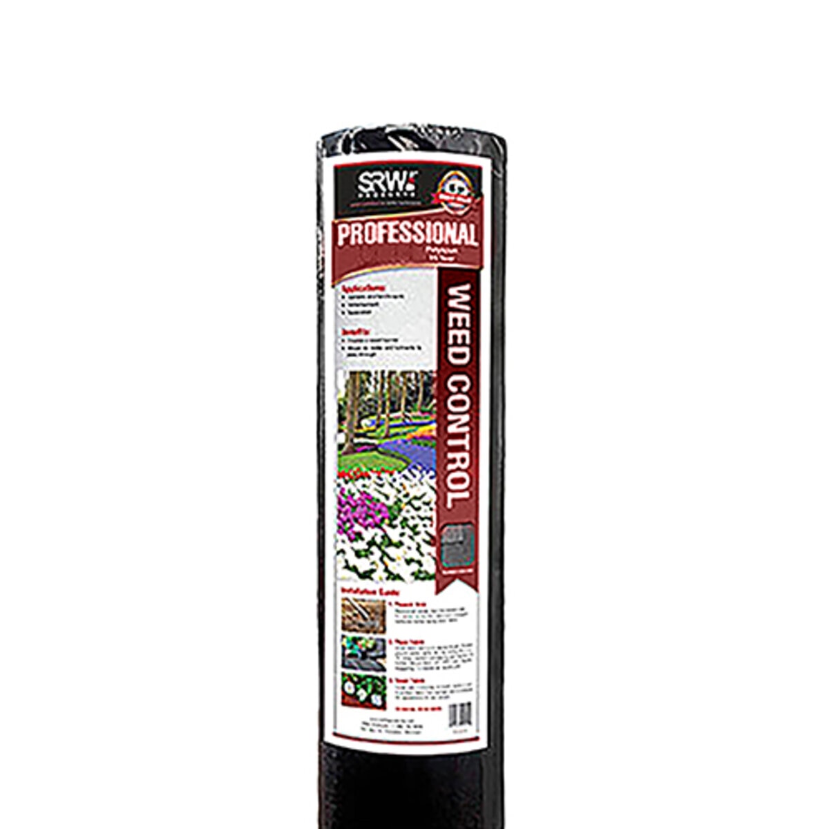 SRW PS3 3 oz. Non-Woven Pointbond Weed Barrier Fabric 4 ft. x 300 ft ...