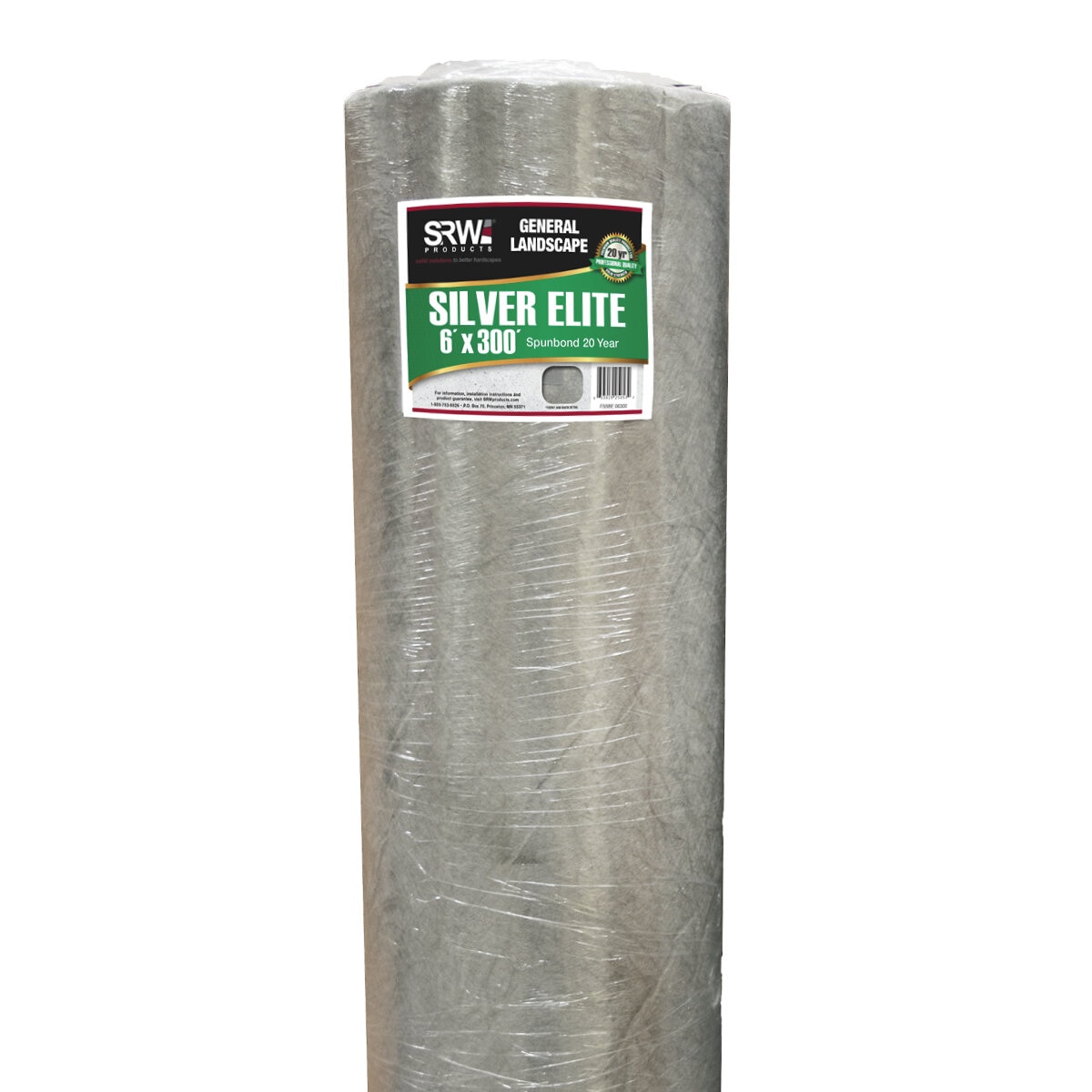 SRW Silver Elite Spunbond Non-Woven 20 yr. Weed Barrier 6 ft. x 300 ft ...
