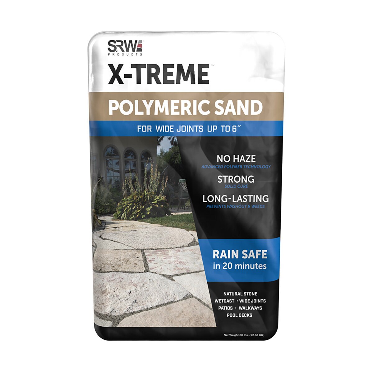 SRW X-Treme Polymeric Sand Wide Joint Granite 50 lb. Bag | SiteOne US
