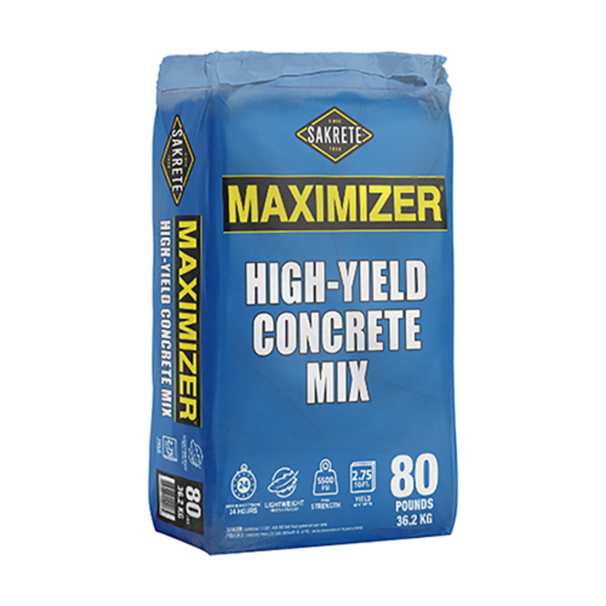 Pmp Max - Spec Lightweight Concrete Countertop Mix - 5,500 PSI 80 lb ...