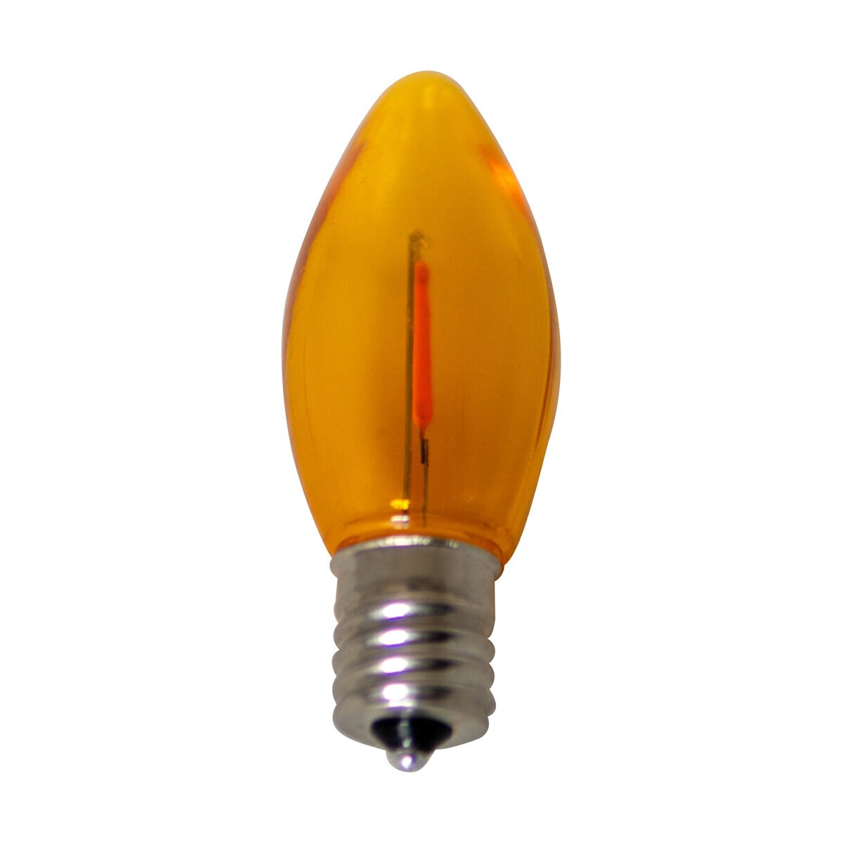 Seasonal Source C9 LED Filament Orange Bulb | SiteOne US