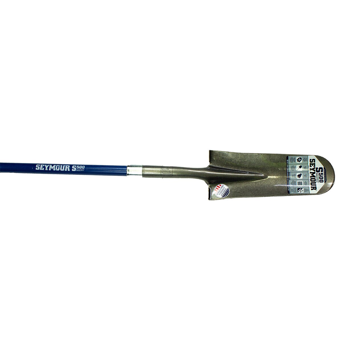 Seymour S500 Industrial Drain Spade Shovel 47 in. Fiberglass Long ...