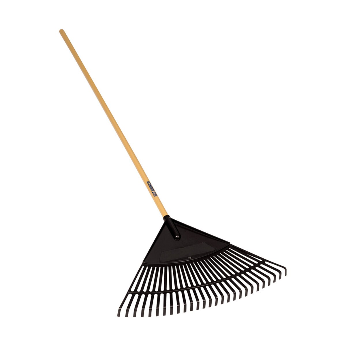 24 in. POLY LEAF RAKE 54 in.;WOOD HANDLE CUSHION GRIP | SiteOne