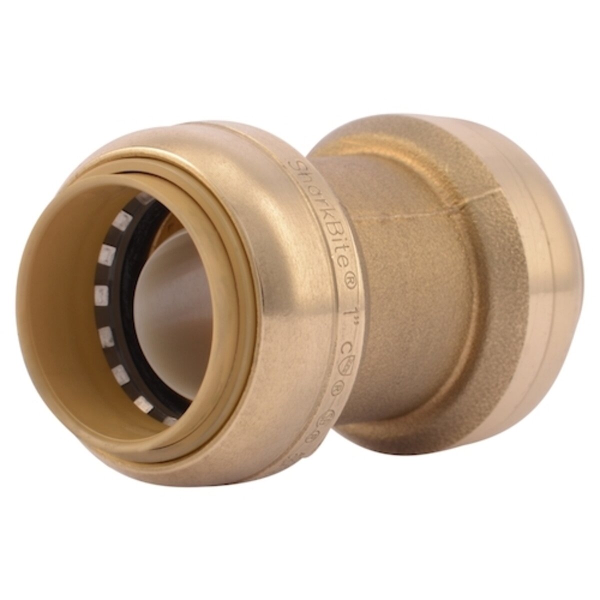 SharkBite Straight Push Coupling Lead Free Brass 1 in | SiteOne US