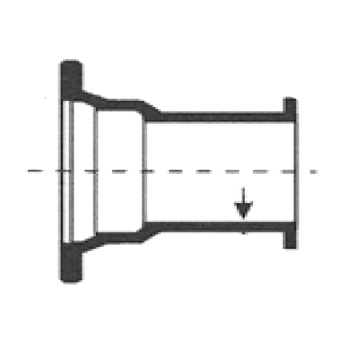Sigma 3" Mj X Flange Adapter W/O Acc | SiteOne US