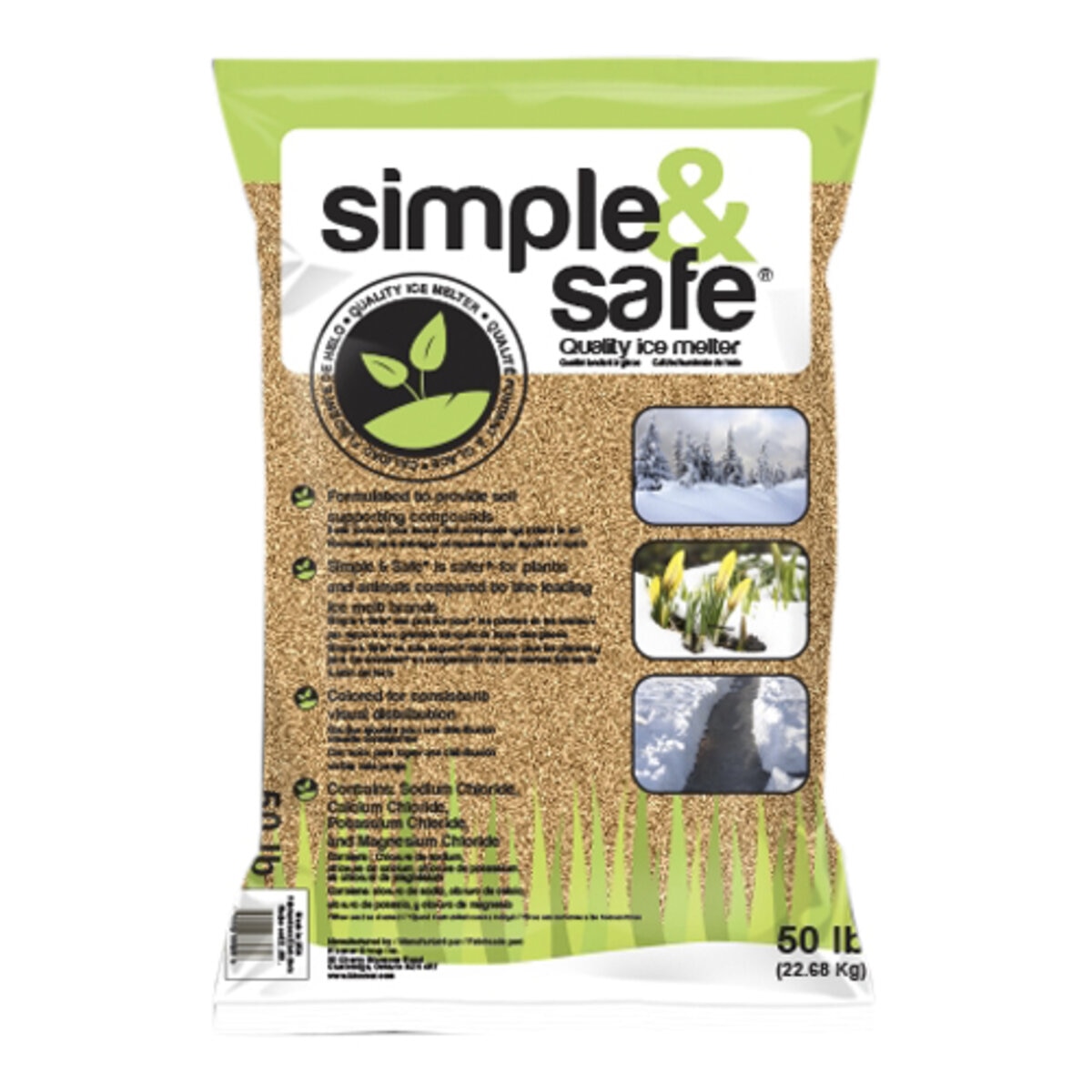 Kissner Simple and Safe Granular Ice Melt (Bag 50 lb.) | SiteOne US