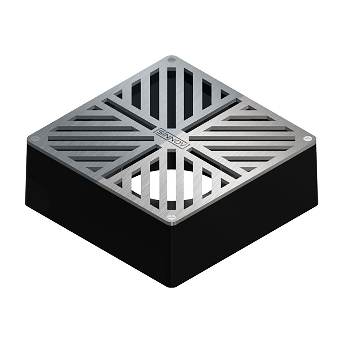 Sinnov Paver Drain Stainless Steel Classic Grate Pattern 6 in. x 6 in ...