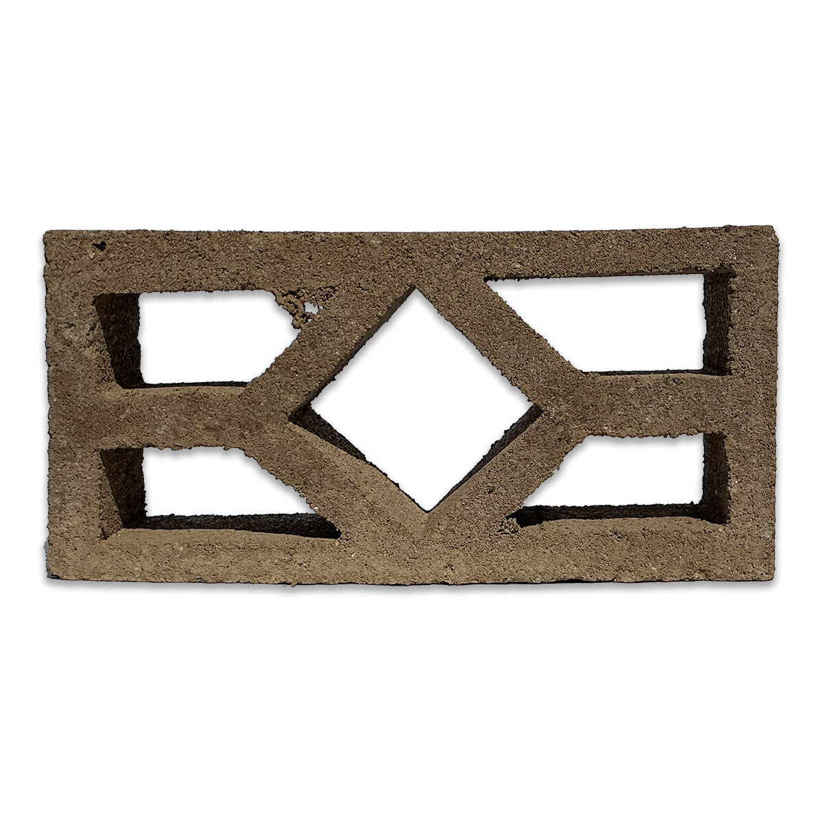 4816 Concrete Block Deco Brown 4 in. x 8 in. x 16 in | SiteOne US