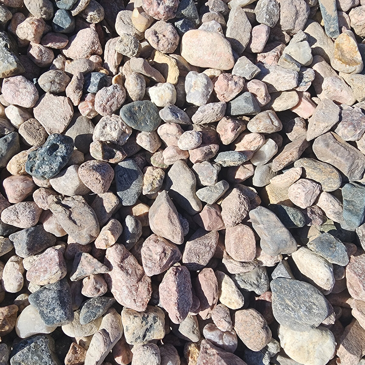 Bulk River Rock Gray (Multi-Color) 1 1/2 in. | SiteOne US