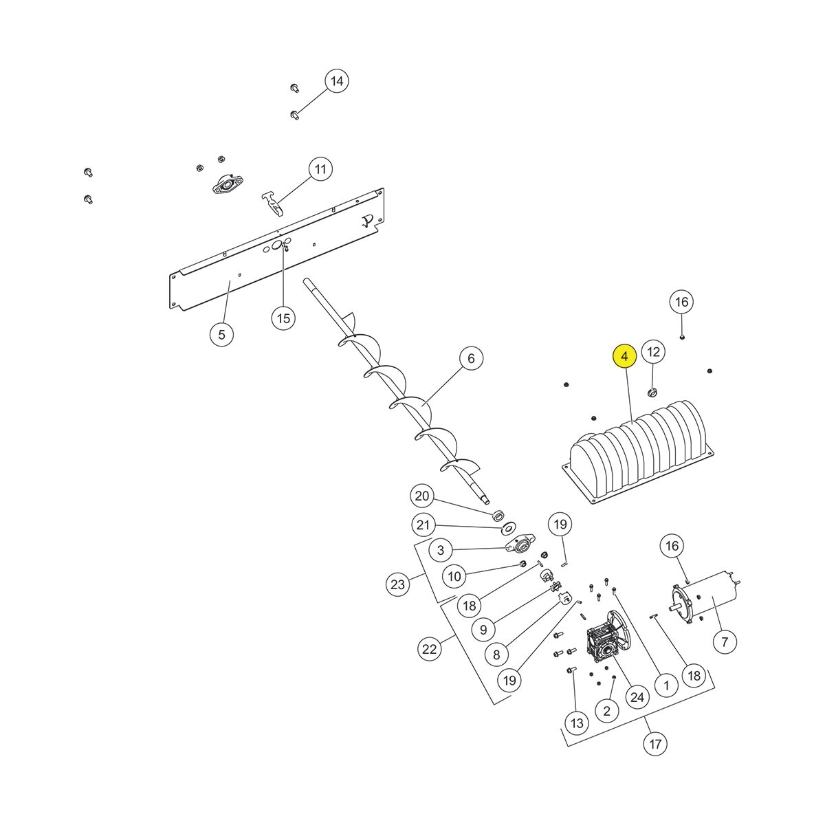 7550/8500 Auger Motor Cover | SiteOne US
