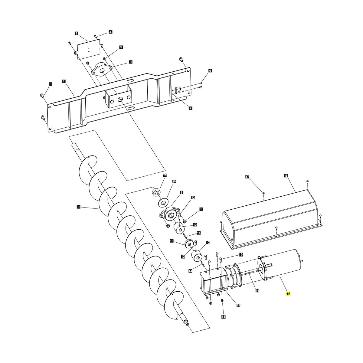 9500 Auger Motor | SiteOne US