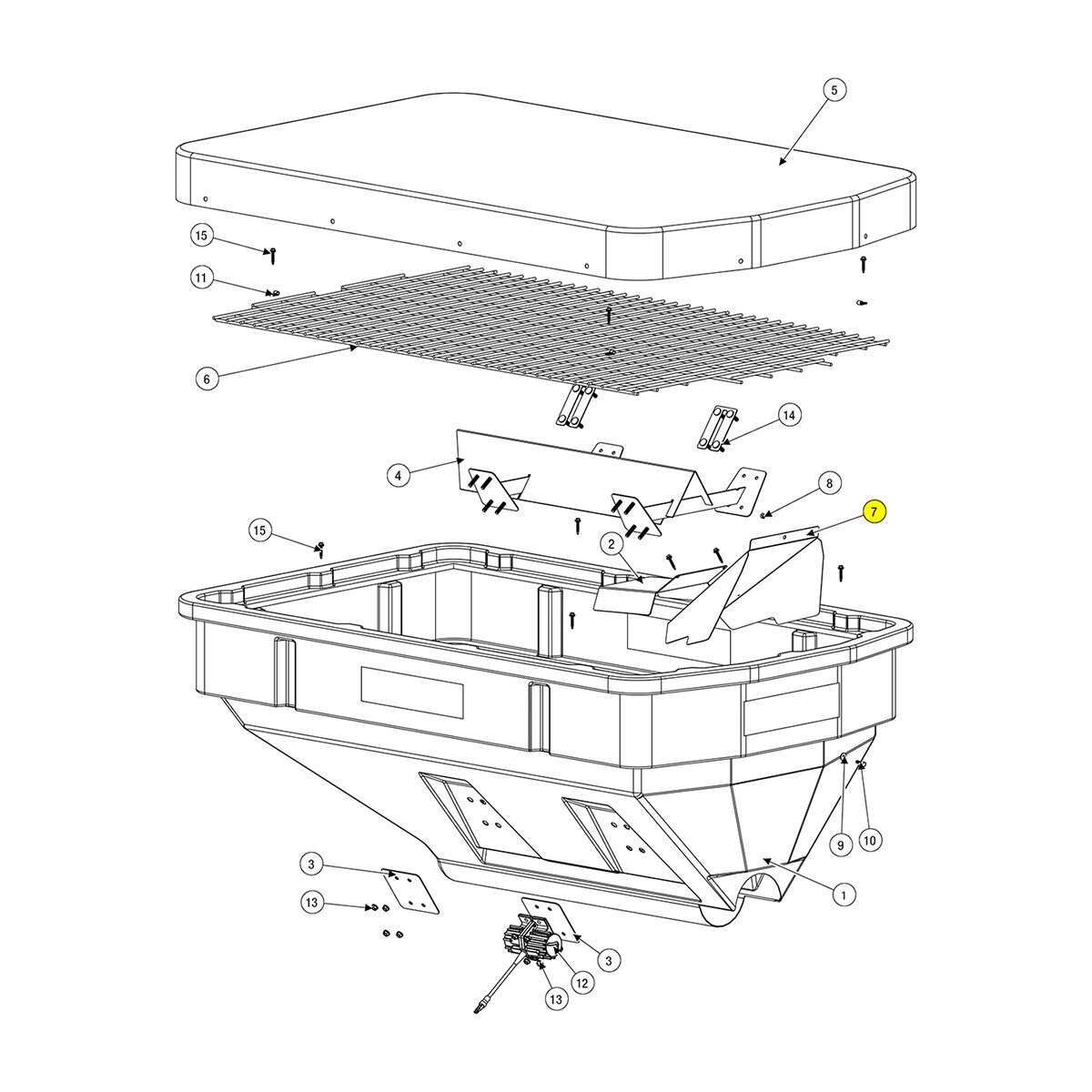 7500 Salt Discharge Baffle | SiteOne US