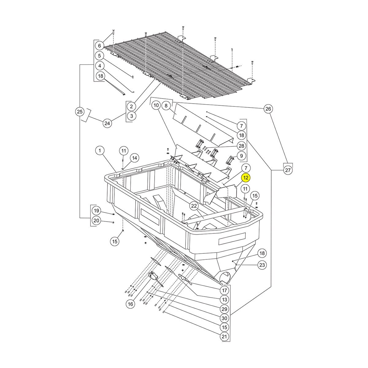 Discharge Baffle9300/9500 Seri | SiteOne US