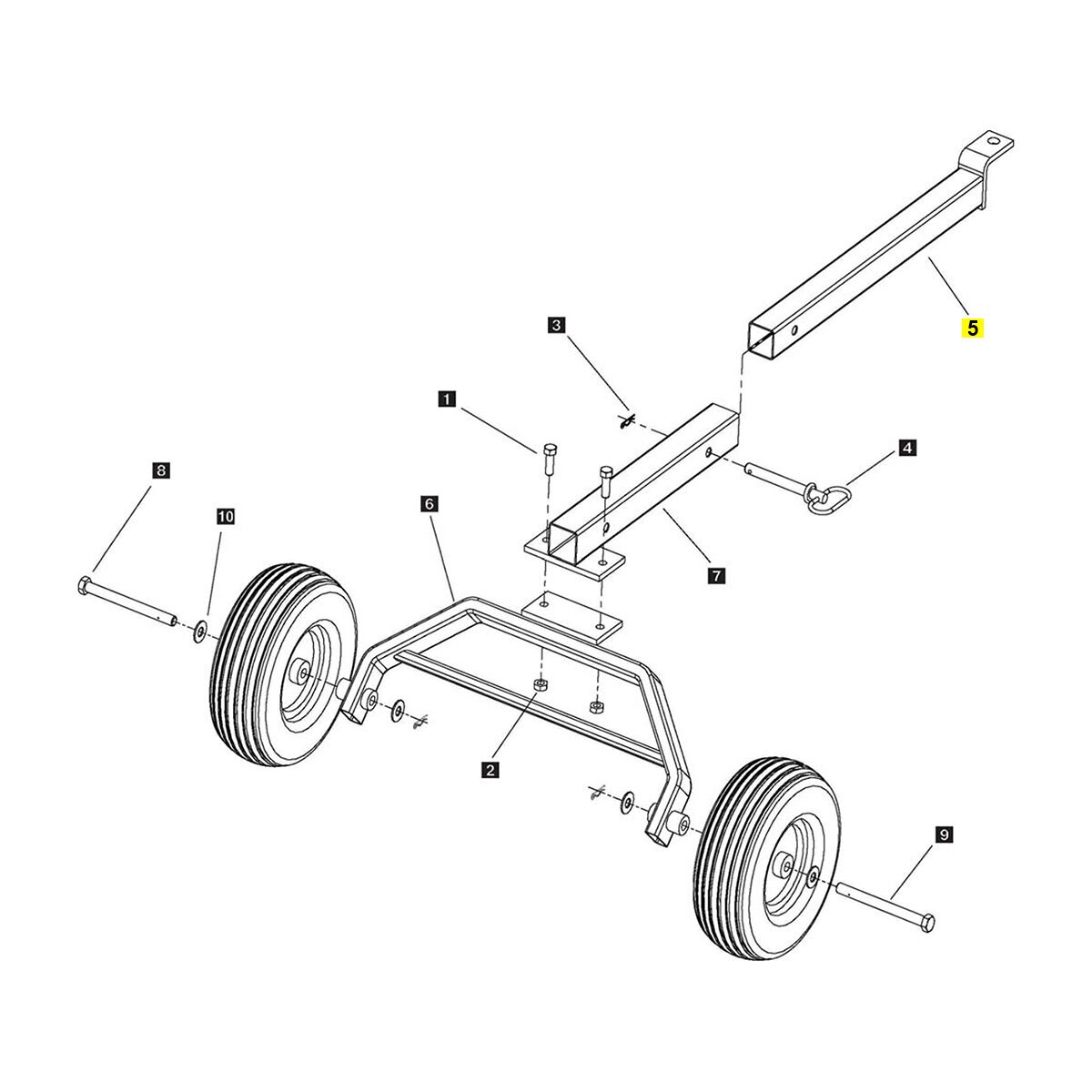 Trailer Tongue D6438 SnowEx | SiteOne