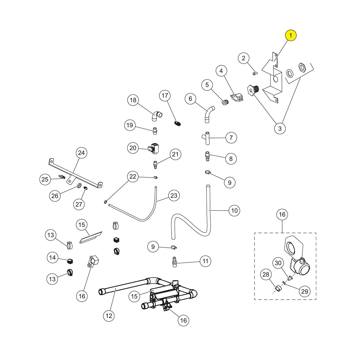 Bulkhead Mounting Bracket | SiteOne