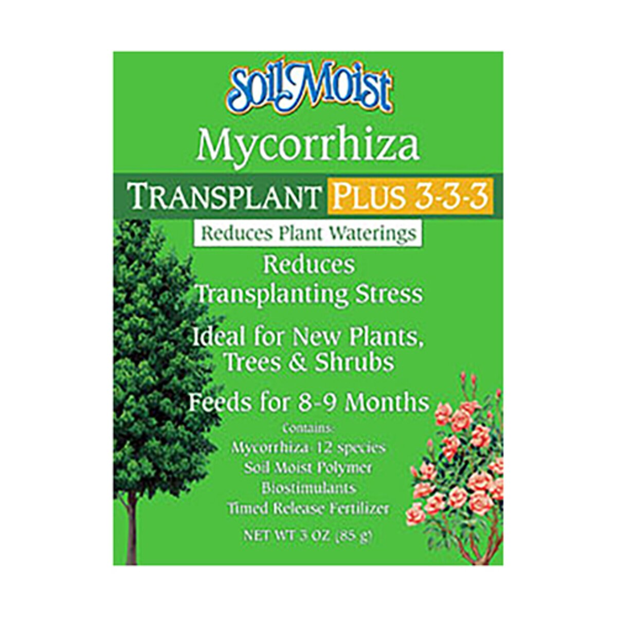 Soil Moist Transplant Plus 3-3-3 Granular Fertilizer Plus Moisture ...