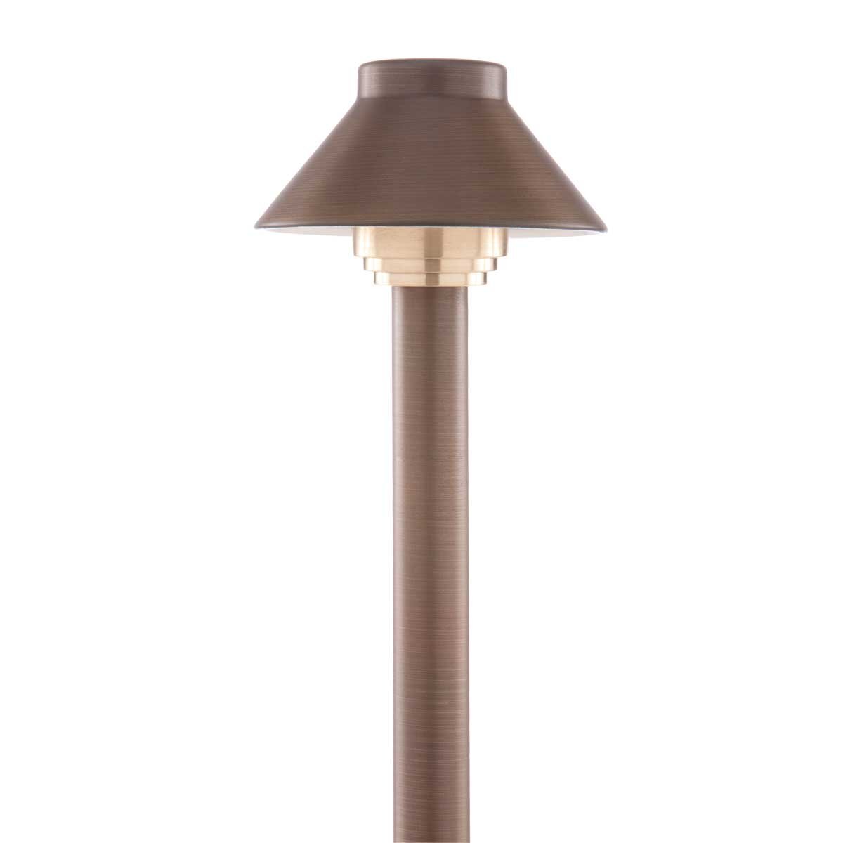 Halco PTH040 Path Light 15 in. Riser Brass Antique Brass Finish No Lamp ...